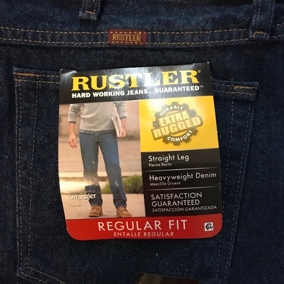Rustler | Jeans | Mens Blue Jeans From Rustler 42x3 Regular Nwt | Poshmark